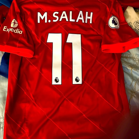 Nike | Shirts | 222 Mo Salah Stadium Home Kit | Poshmark